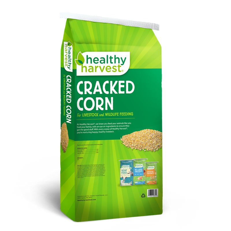 Cracked Corn 40 lb Bag | Livestock and Wildlife Feed | Healthy Harvest ...