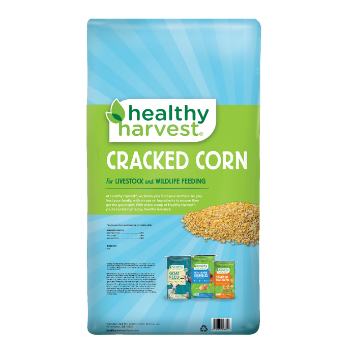Cracked Corn 40 lb Bag | Livestock and Wildlife Feed | Healthy Harvest ...